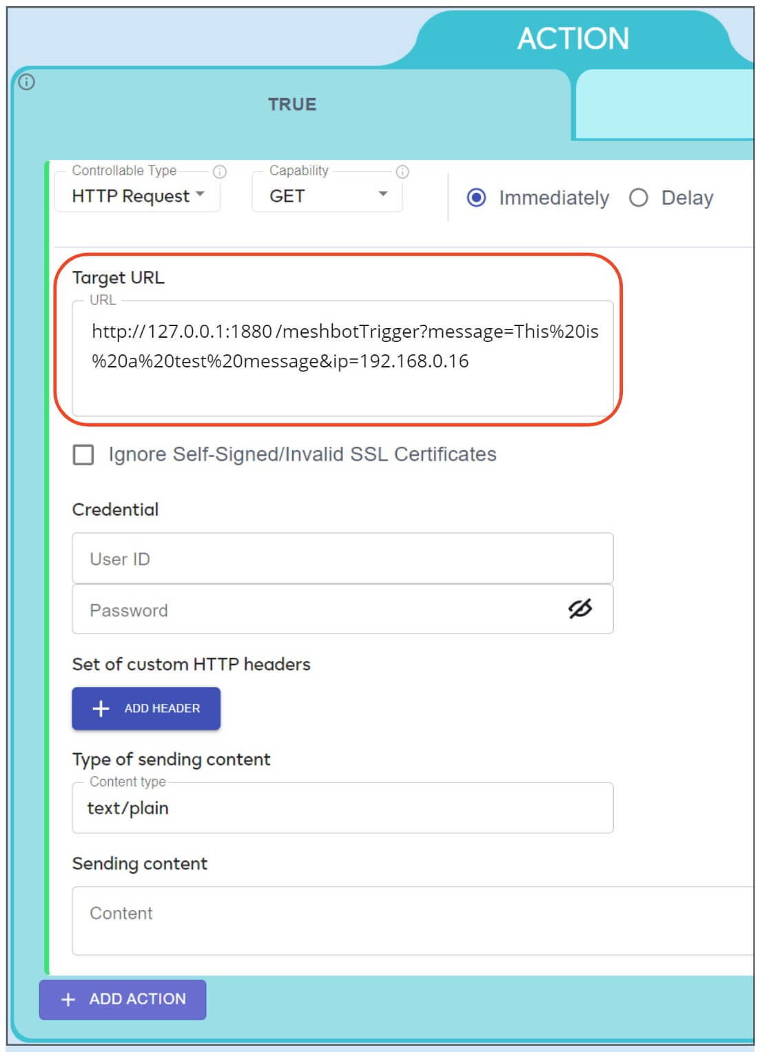 C: Http request - help.mios.com