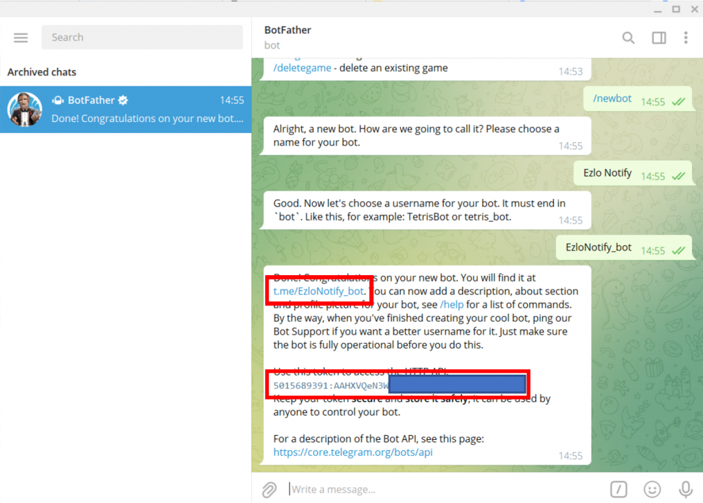 Telegram http meshbot - help.mios.com