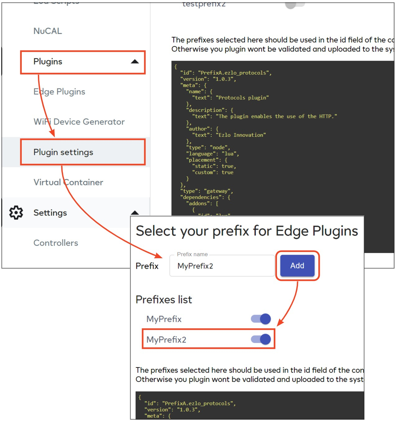 Plugin Settings Help Mios