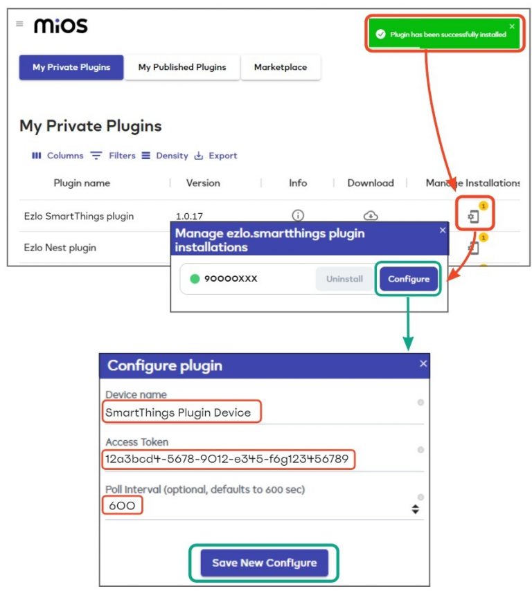 Ezlo SmartThings Plugin - help.mios.com